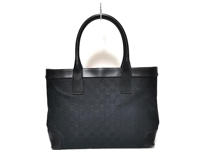 Gucci GG pattern Black Leather ref.471626 - Joli Closet