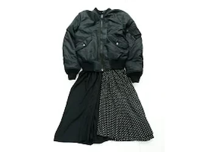 JUNYA WATANABE COMME des GARCONS REVERSIBLE MA-1 PLEATS JUNYA WATANABE COMME des GARCONS REVERSIBLE MA-1 PLEATS