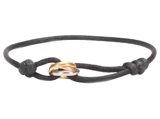 Bracciale Cartier Trinity Cord nero