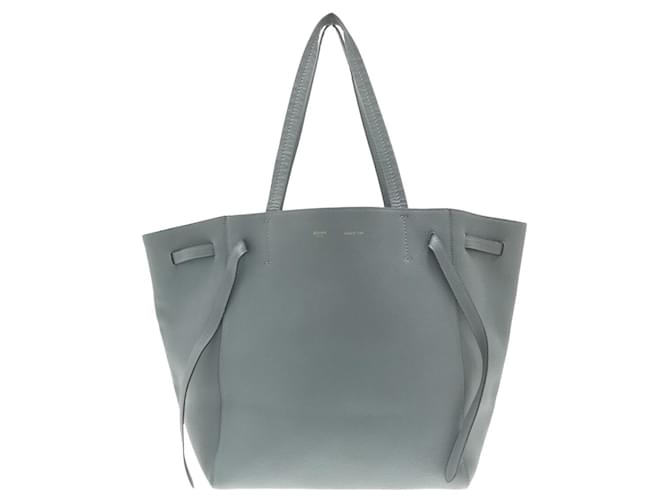 Celine CELINE Cabas Phantom Grey Leather ref.1042330 Joli Closet