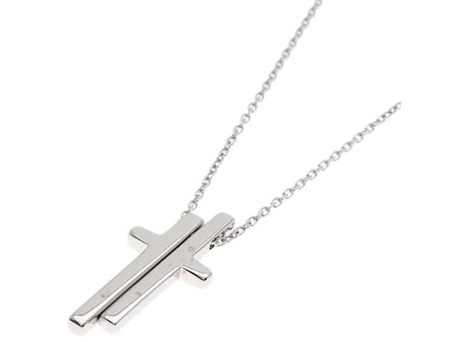 Gucci silver cross necklace store