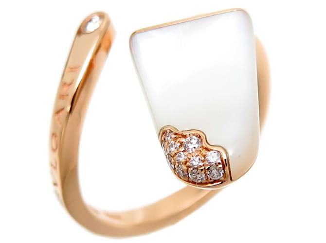 Bulgari Bvlgari Ring aus Rosegold mit Diamanten Pink ref.1515573 Joli Closet