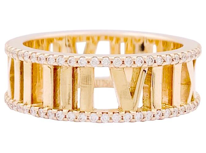 Tiffany atlas ring rose gold store