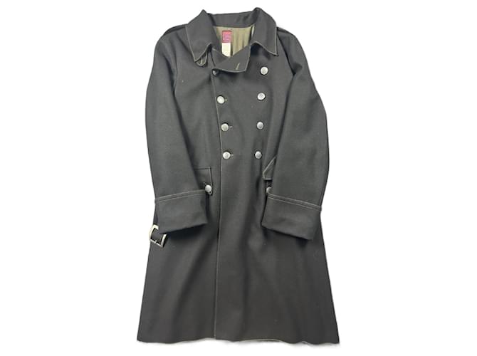 Jean Paul Gaultier Jeans Paul Gaultier 90s Blue Wool Coat Jean Paul Gaultier Jeans Paul Gaultier 90s Blue Wool Coat