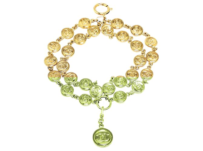 Chanel charm bracelet gold store