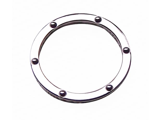 Hermès Ring Clipper White Gold Silvery ref.20607 - Joli Closet