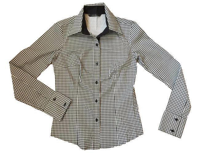 Zara Geometric pattern shirt Multiple colors Cotton ref.22865 - Joli Closet