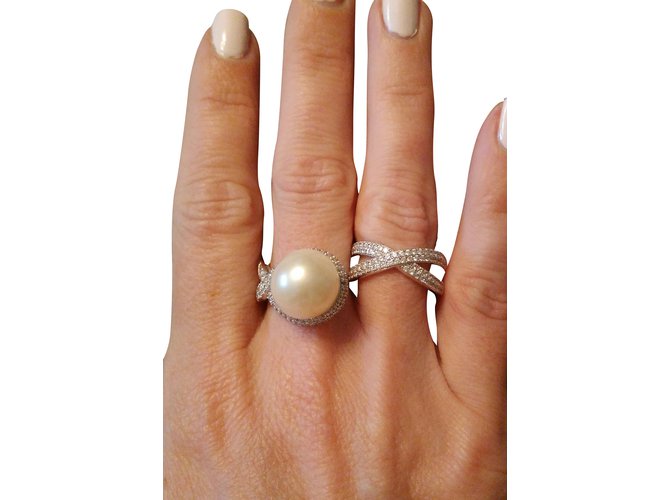 APM Monaco Ring Silvery Silver ref.36103 - Joli Closet