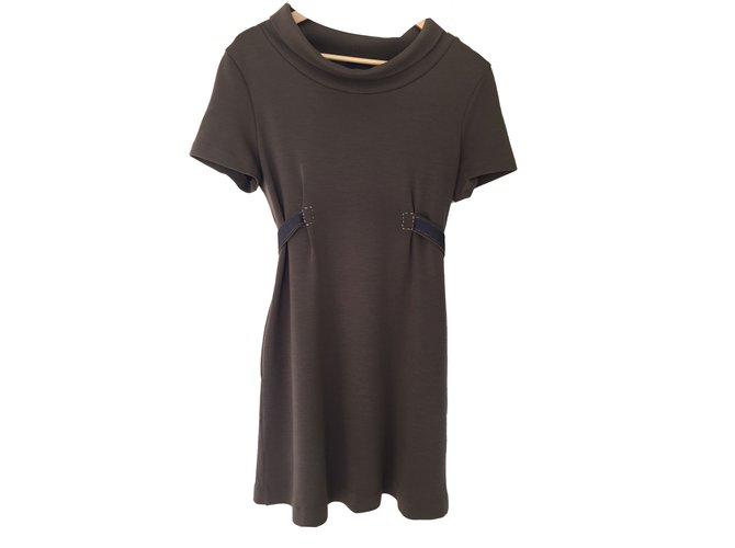 Fendi Robe Laine Marron ref.37408 - Joli Closet