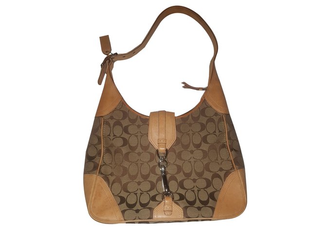 Coach Sacs à main Toile Marron ref.52180 - Joli Closet