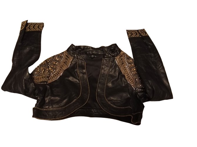 La Perla Jackets Black Leather ref.56221 - Joli Closet