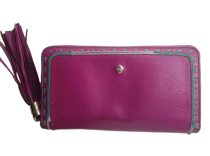 Lancel Wallets Dark red Leather ref.58160 - Joli Closet