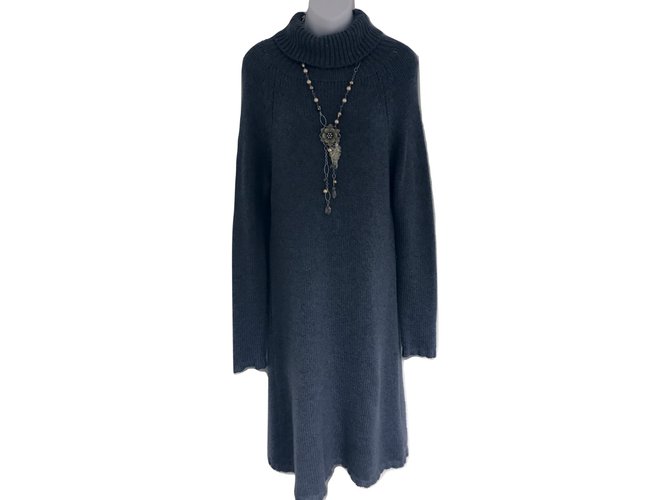 Toast Dresses Blue Wool ref.58566 - Joli Closet