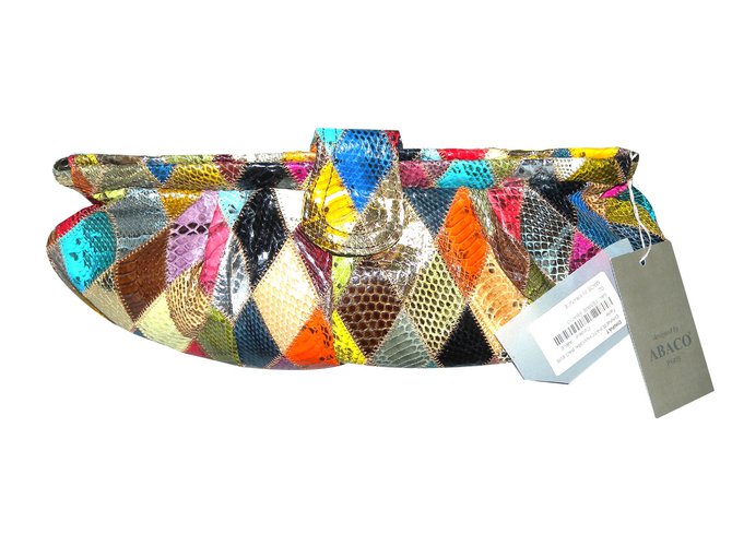 Abaco Clutch bags Multiple colors Python ref.62394 - Joli Closet