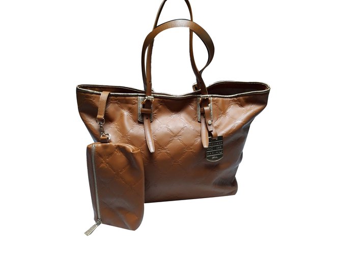 Longchamp Quadri Cuir Cognac ref.66027 - Joli Closet