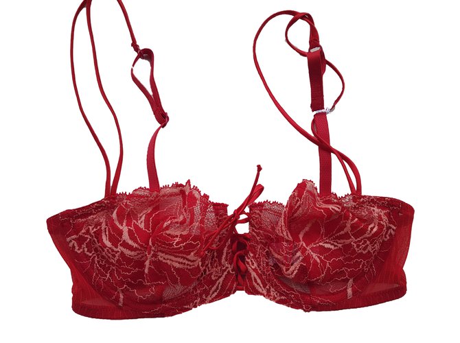 La Perla Intimates Red Lace ref.71721 - Joli Closet