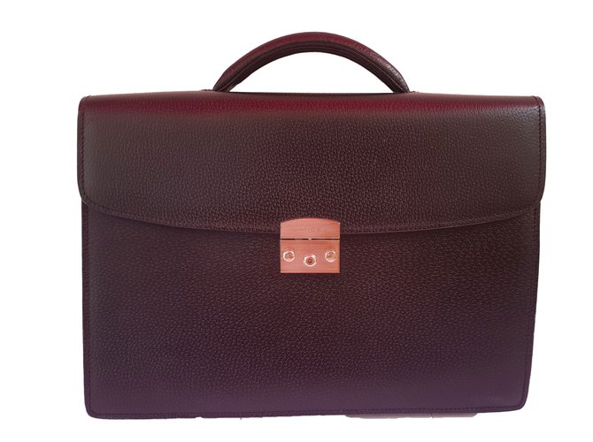 Lancel Sac cartable Cuir Noir ref.73876 - Joli Closet