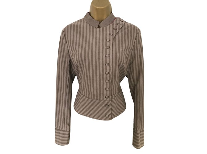 Toast Jackets Grey Olive green Cotton ref.75772 - Joli Closet