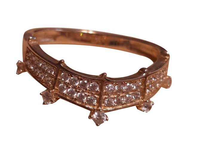 APM Monaco Rings Golden Silver ref.107443 - Joli Closet