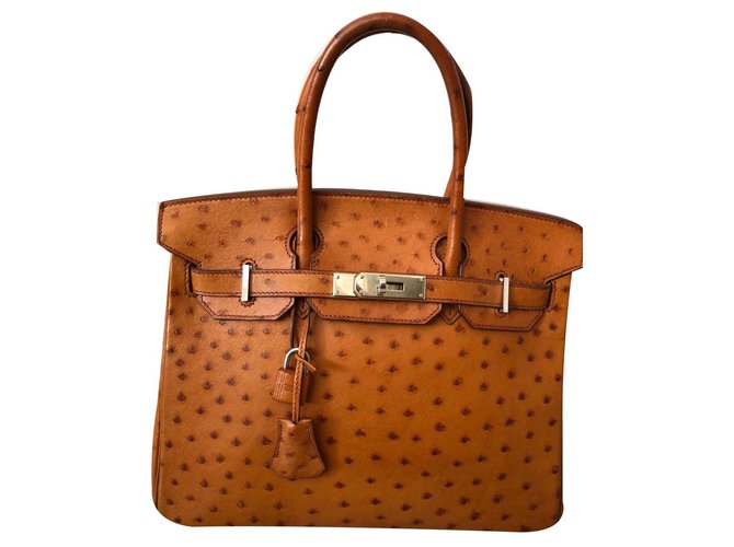 Hermès Birkin 30 Caramel Exotic leather ref.115083 - Joli Closet