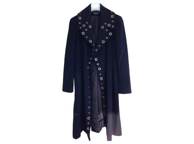 Georges Rech Coats, Outerwear Black Wool ref.126210 - Joli Closet