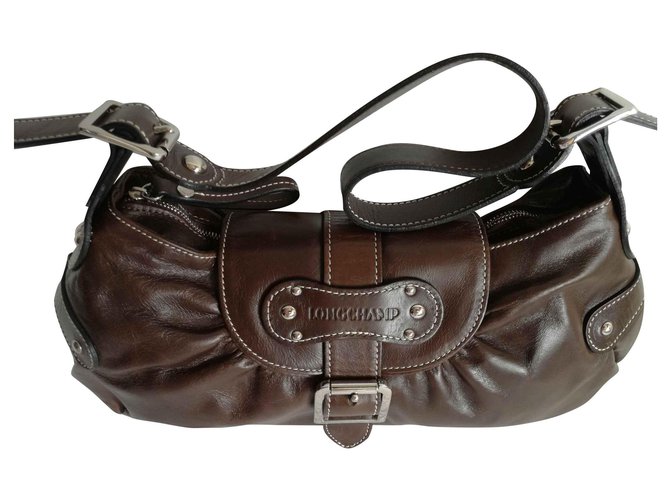 Nice handbag "Longchamp" NEW Brown Leather ref.132309 - Joli Closet