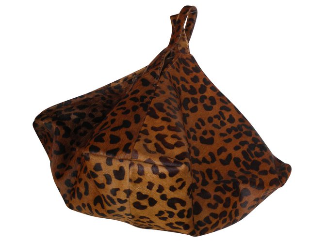 KOOKAÏ Handbags Leopard print Pony-style calfskin ref.144413 - Joli Closet