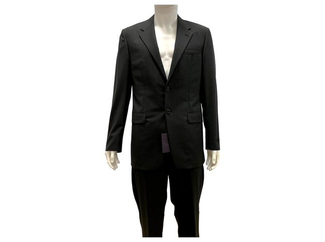 Prada Costume gris foncé Laine Gris anthracite ref.155483 - Joli Closet