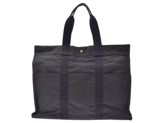 Hermès Her Line bags Black Cloth ref.163823 - Joli Closet