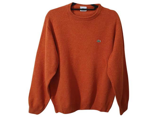 Lacoste Chandails Laine Orange ref.165801 - Joli Closet