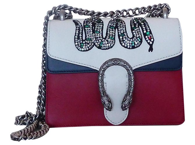 GUCCI DIONYSUS SERPENT CRISTAL EDITION LIMITEE NEUF Cuir Multicolore ...