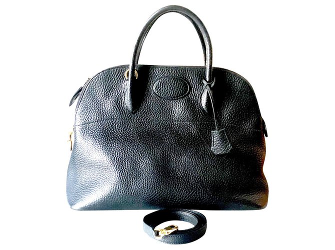 Hermès Bolide Cuir Noir ref.182858 - Joli Closet