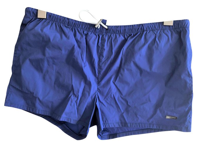 Dsquared2 NOUVEAUX MAILLOTS DE BAIN STRETCH HOMME Polyamide Bleu Marine ...