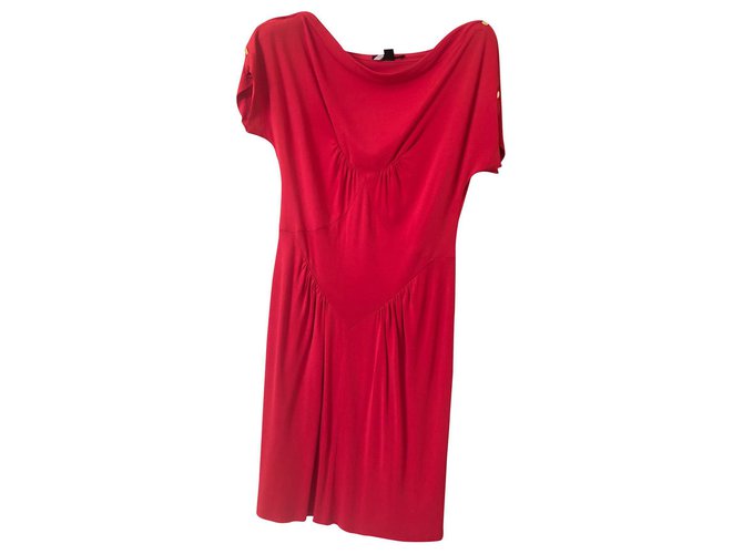 Louis Vuitton Robes Viscose Rose ref.184176 - Joli Closet