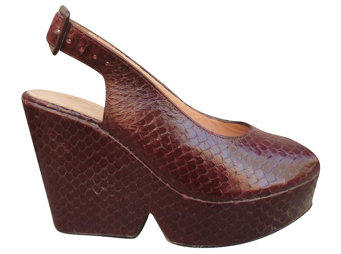 Robert Clergerie sandales Robert Ckergerie p 36,5 état neuf Cuir ...