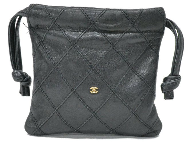 Chanel COCO Mark Black Leather ref.227553 - Joli Closet