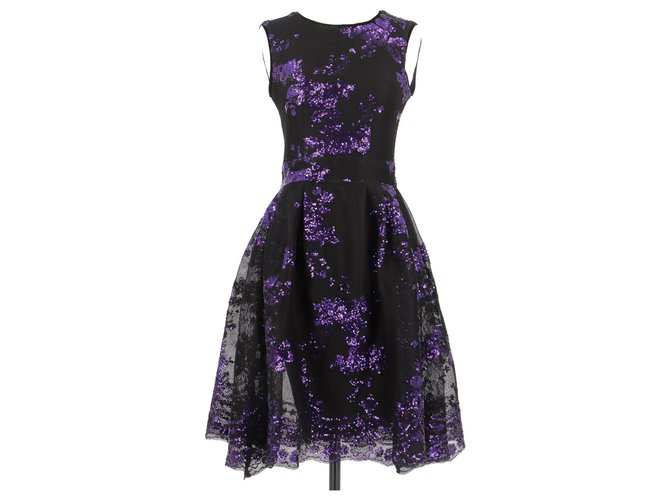 Maje Robe Polyester Violet ref.261604 - Joli Closet
