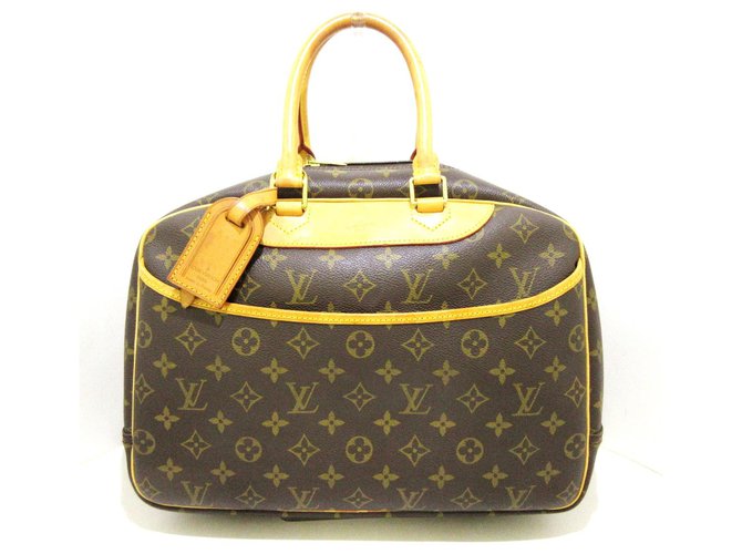 Louis Vuitton Deauville Marrone Tela ref.283082 - Joli Closet