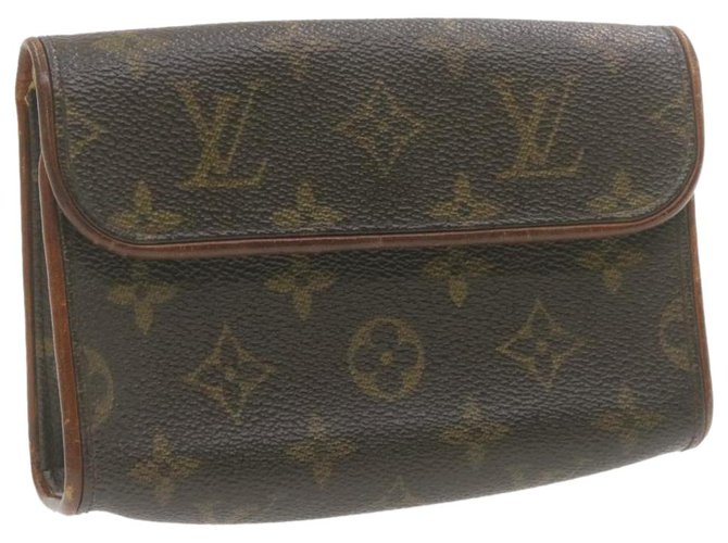 LOUIS VUITTON Monogram Pochette Florentine Bum Bag M51855 LV Auth gt668 ...