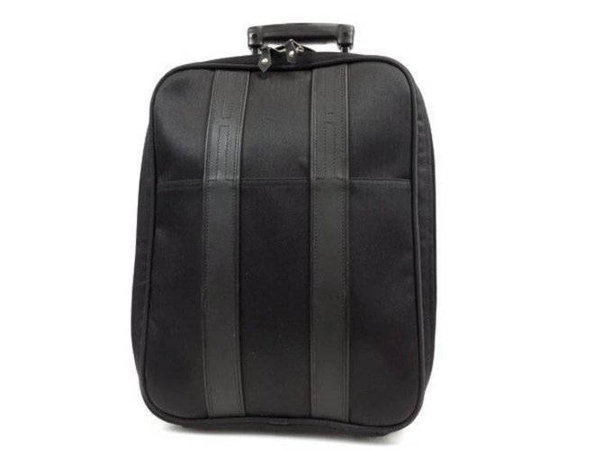 Hermès Black Rolling Luggage Trolley Suticase Carry On ref.289763 ...