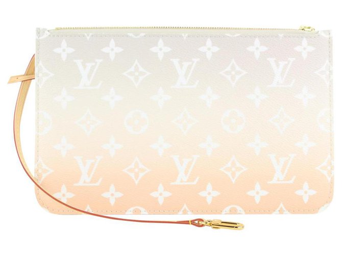 Louis Vuitton Brume Peach Mist Monogram By the Pool Neverfull Pochette ...