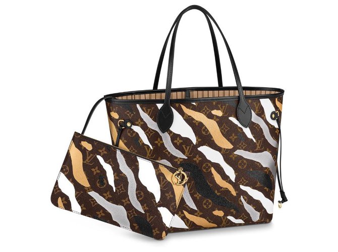 Louis Vuitton neverfull MM Multiple colors Leather ref.322343 - Joli Closet