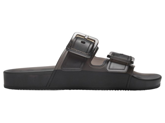 Balenciaga Sandale Majorque en Noir Cuir ref.326403 - Joli Closet