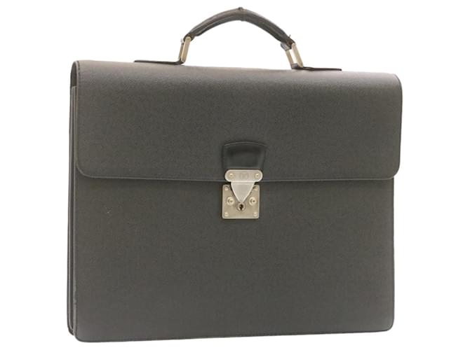 LOUIS VUITTON Taiga Moscova Business Bag Briefcase Ardoise M30032 Auth ...