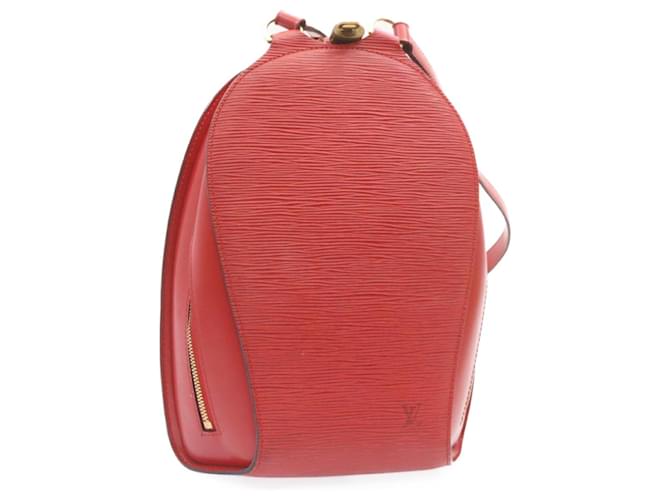 Louis Vuitton Mabillon Red Leather ref.339395 - Joli Closet