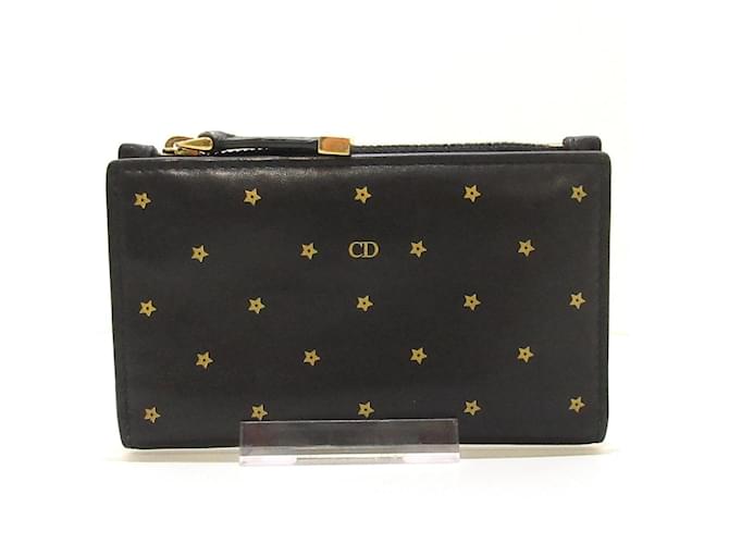 Dior wallet Black Leather ref.407237 - Joli Closet