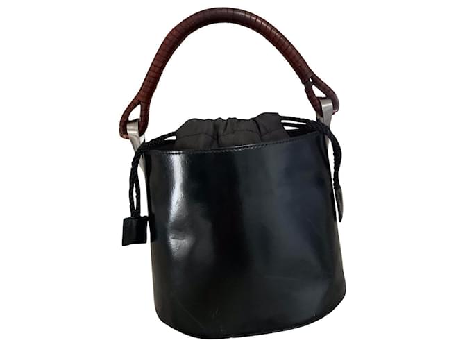 Kenzo Pagodon Black Leather ref.409042 - Joli Closet