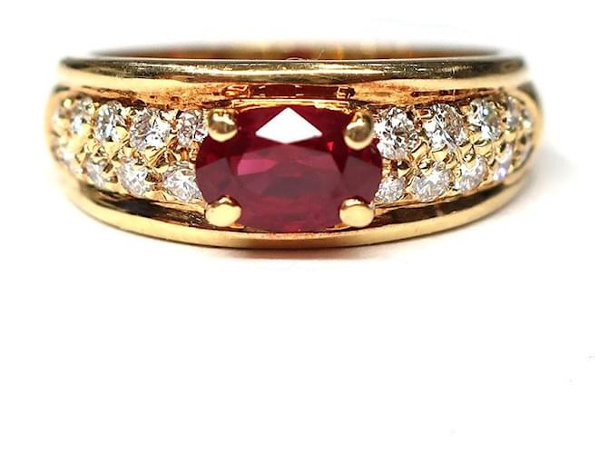 Boucheron Bagues Métal Rouge Doré ref.409528 - Joli Closet
