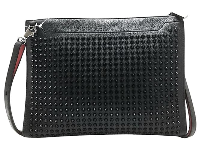 Christian Louboutin Shoulder bag Black Leather ref.413289 - Joli Closet
