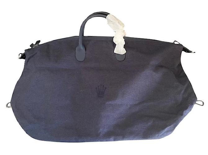 Rolex sac Cuir Toile Bleu Marine ref.425801 - Joli Closet
